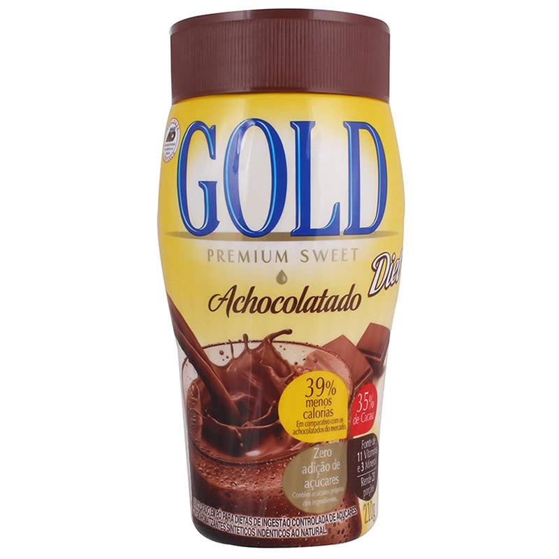 ACHOCOLATADO GOLD DIET 200g – Mercado Serve Bem